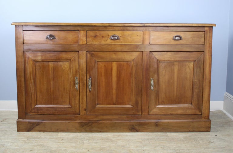 Narrow Walnut Enfilade at 1stDibs
