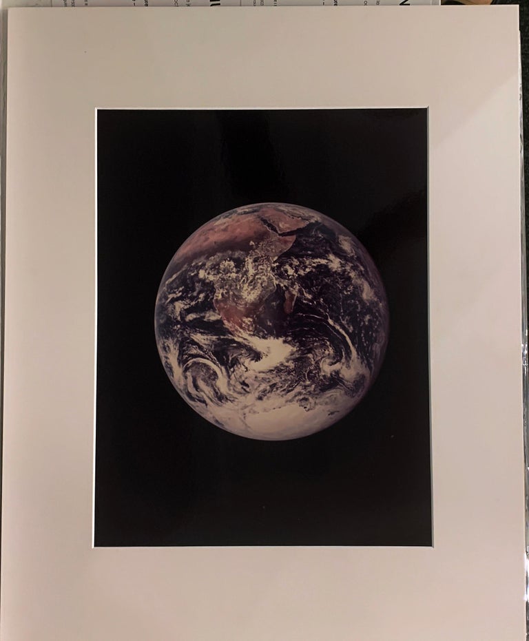 Blue Marble by NASA Apollo 17 Astronauts, Vintage Color Photo Mounted ...