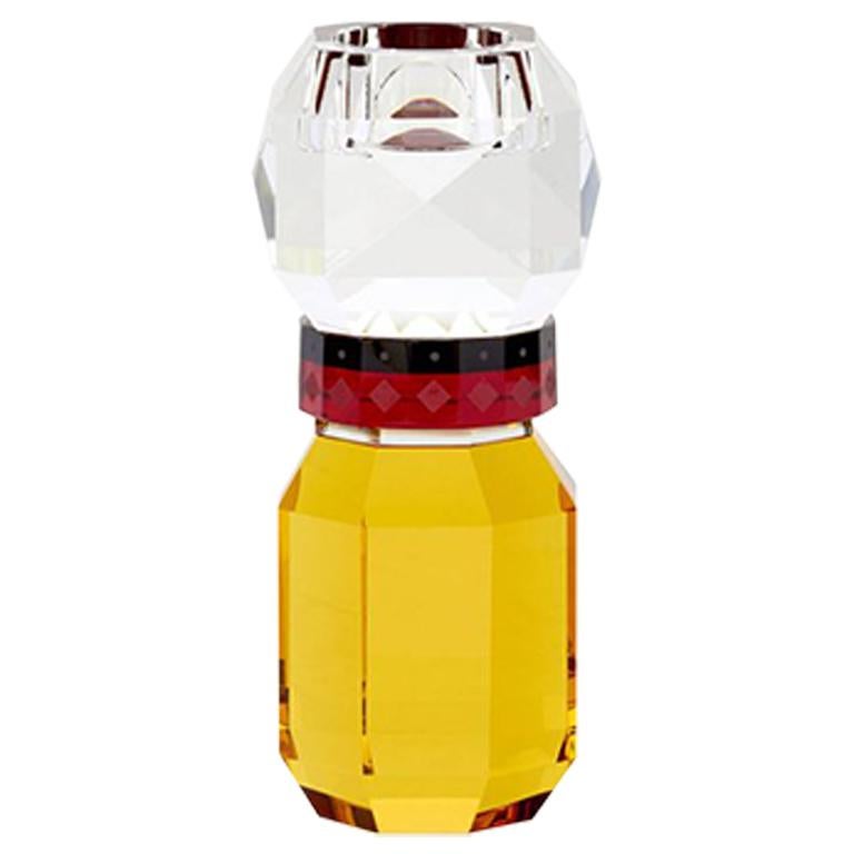 Queens Crystal T-Light Holder, Handsculpted Contemporary Crystal For ...