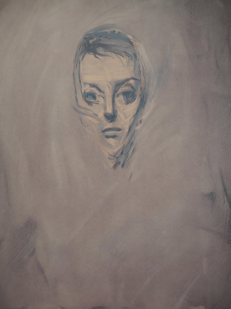 Nasser Assar - Shadow, Bride in Pink - Original lithograph, Handsigned ...