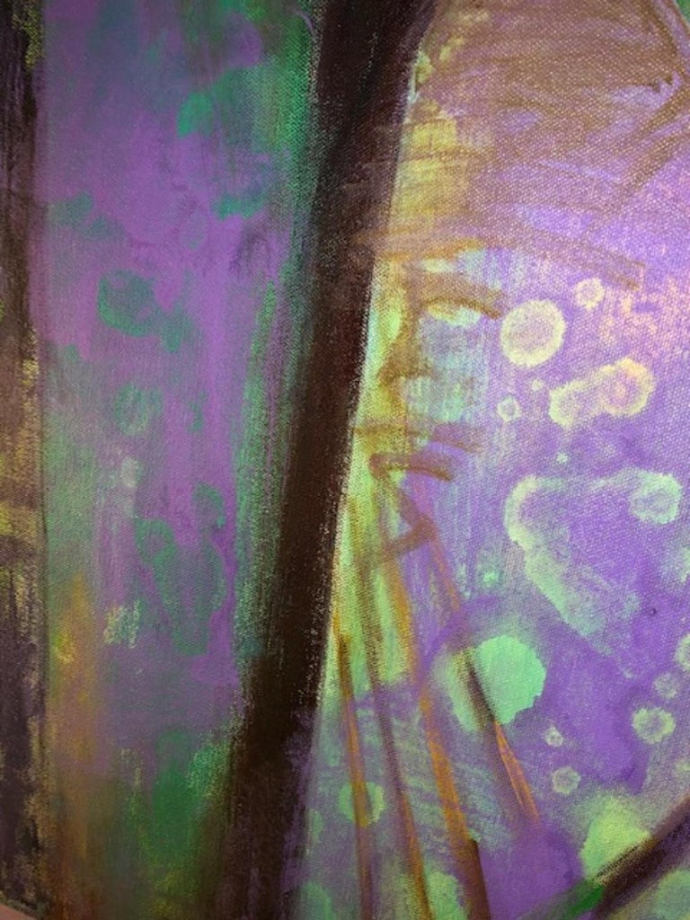 Nasser Ovissi, (Iranian, Born 1934) "Darius and Atossa" Oil on Canvas ...