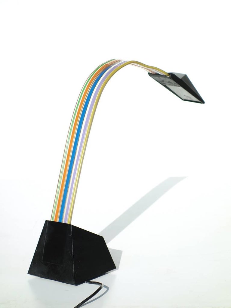 "Nastro" by Stilnovo 1980s Italian Design Alberto Fraser Memphis Table ...