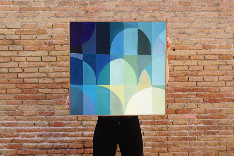 Natalia Roman - Green to Blue Gradient, Transition Tones Hue, Bauhaus ...