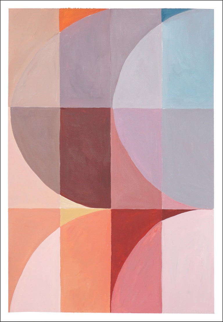 Natalia Roman - Pastel Hue Transitions, Nude Tones Abstract Fabric ...