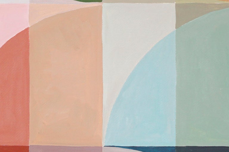 Natalia Roman - Pastel Hue Transitions, Nude Tones Abstract Fabric ...