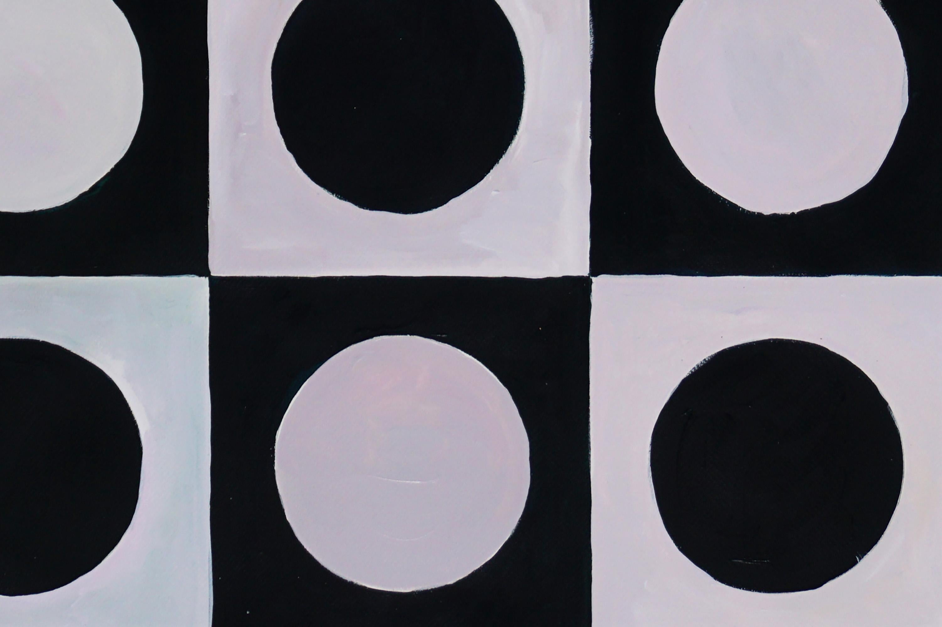 Natalia Roman - The Harlequin, Black and White Checkers, Ivory Tones, Primary Geometry, Bauhaus ...
