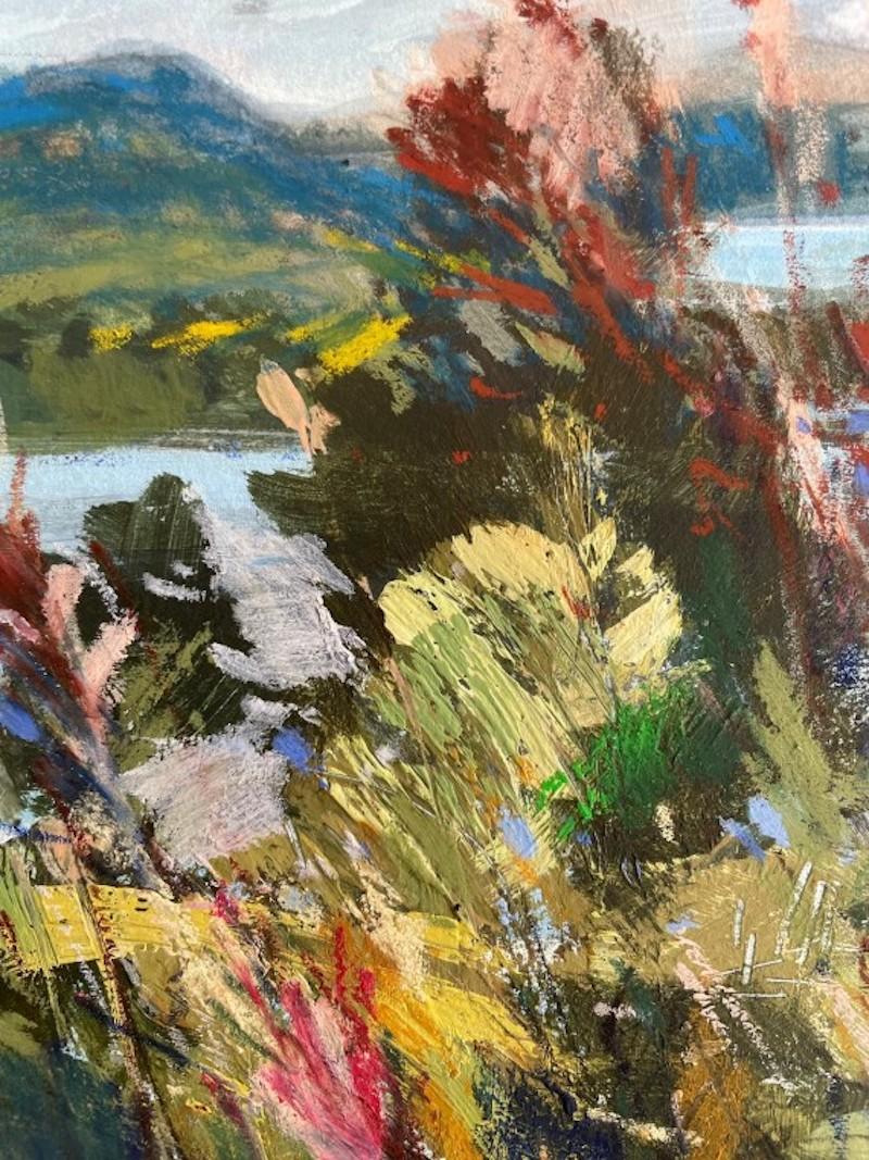Natalie Bird - Wild Flowers by The Loch by Natalie Bird For Sale at 1stDibs