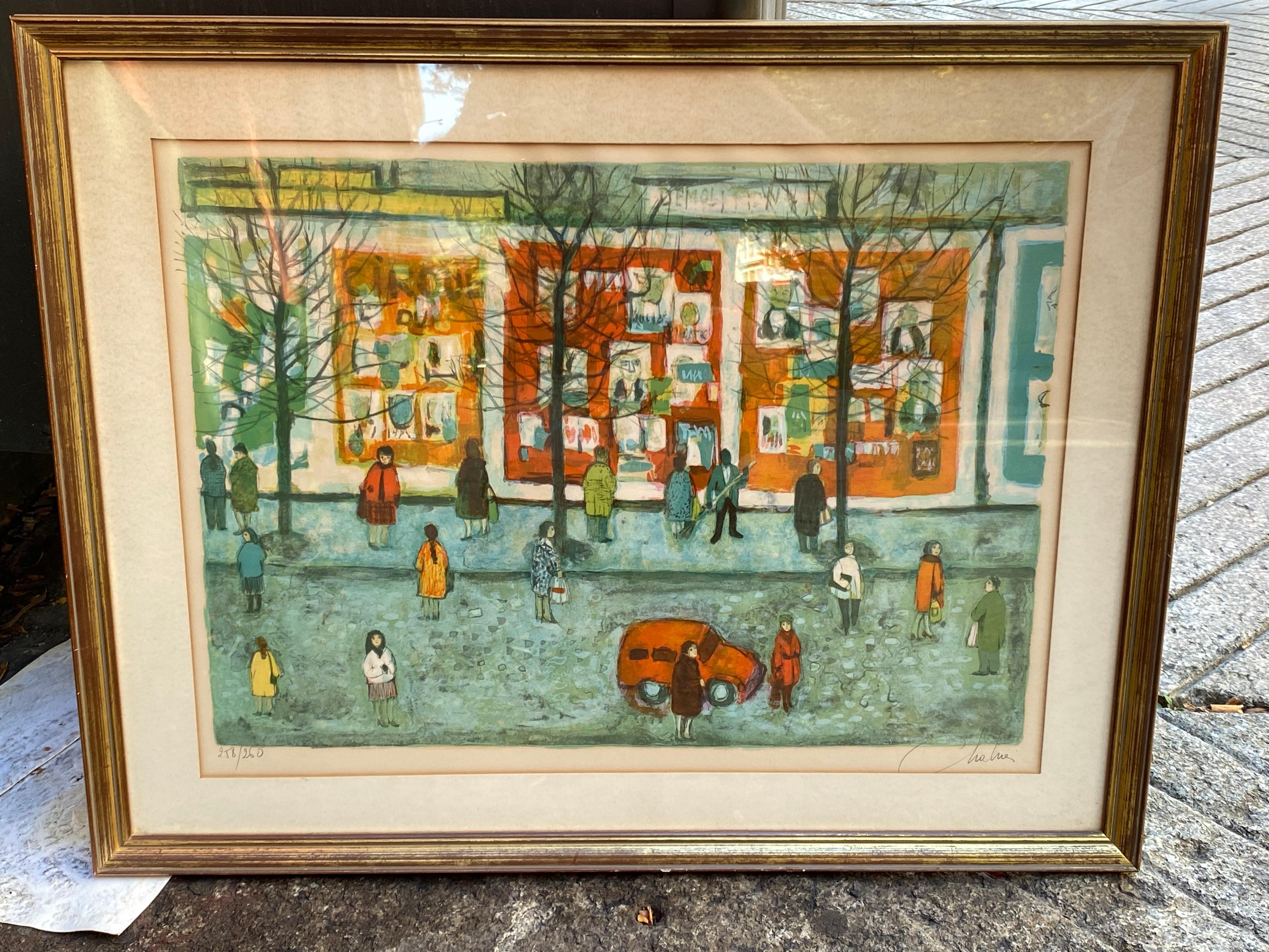 Natalie Chabrier French City Scene 258/260 at 1stDibs