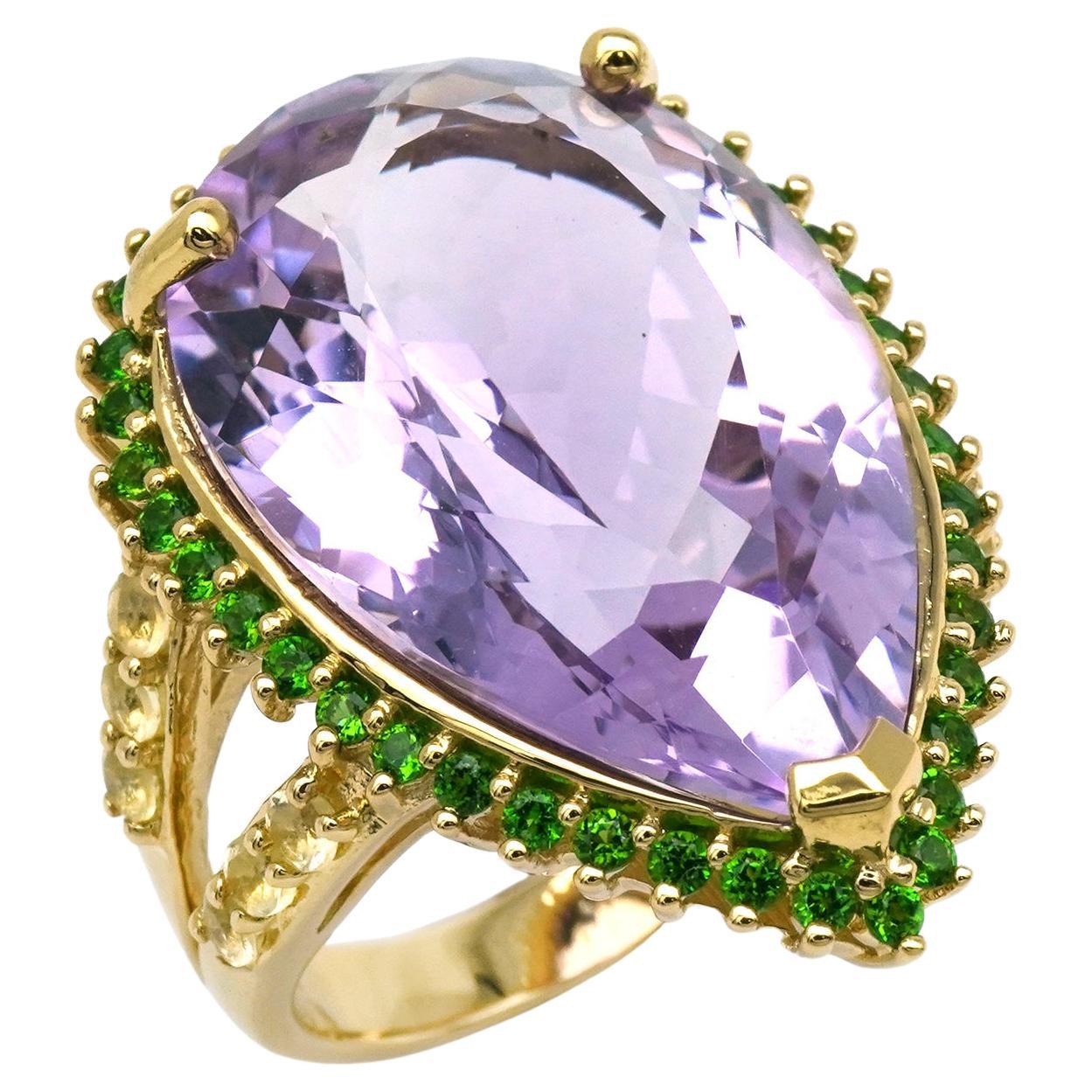 Raw Green Chrome Diopside Ring For Sale at 1stDibs | chrome diopside ...