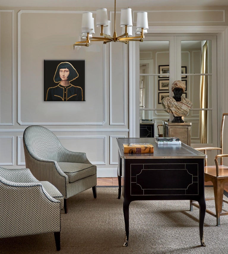 Nataliya Bagatskaya - Mona Lisa. Passport photo... For Sale at 1stDibs