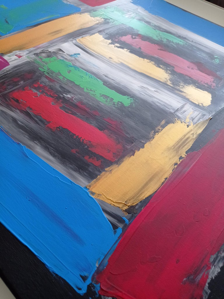 Natalya Mougenot - Modern abstract artwork with squares and rectangles ...