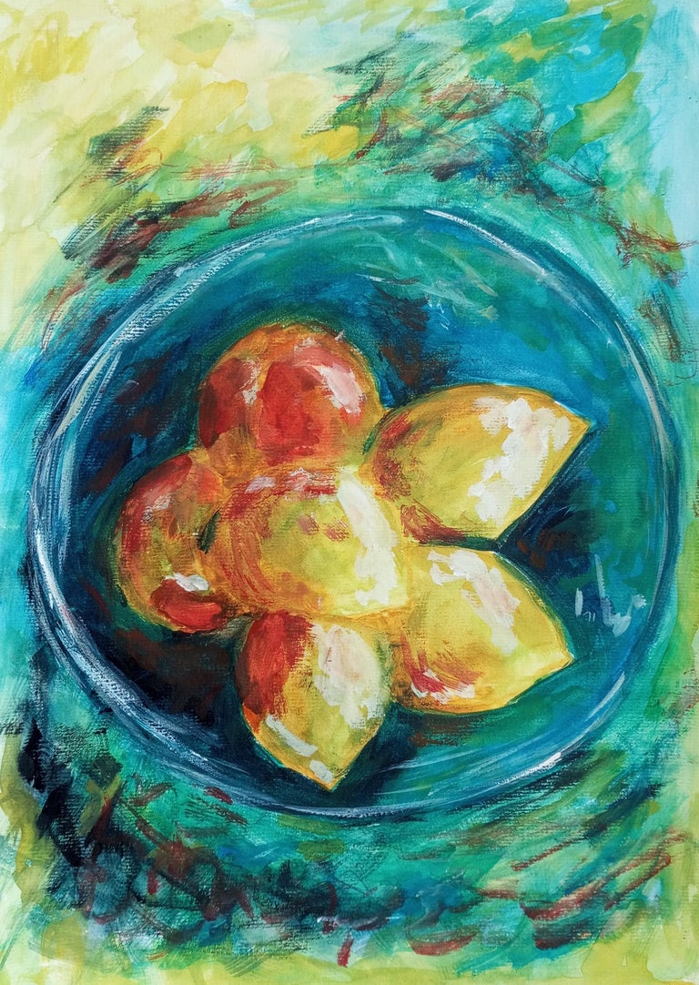 Oil Pastel Paintings Still Life