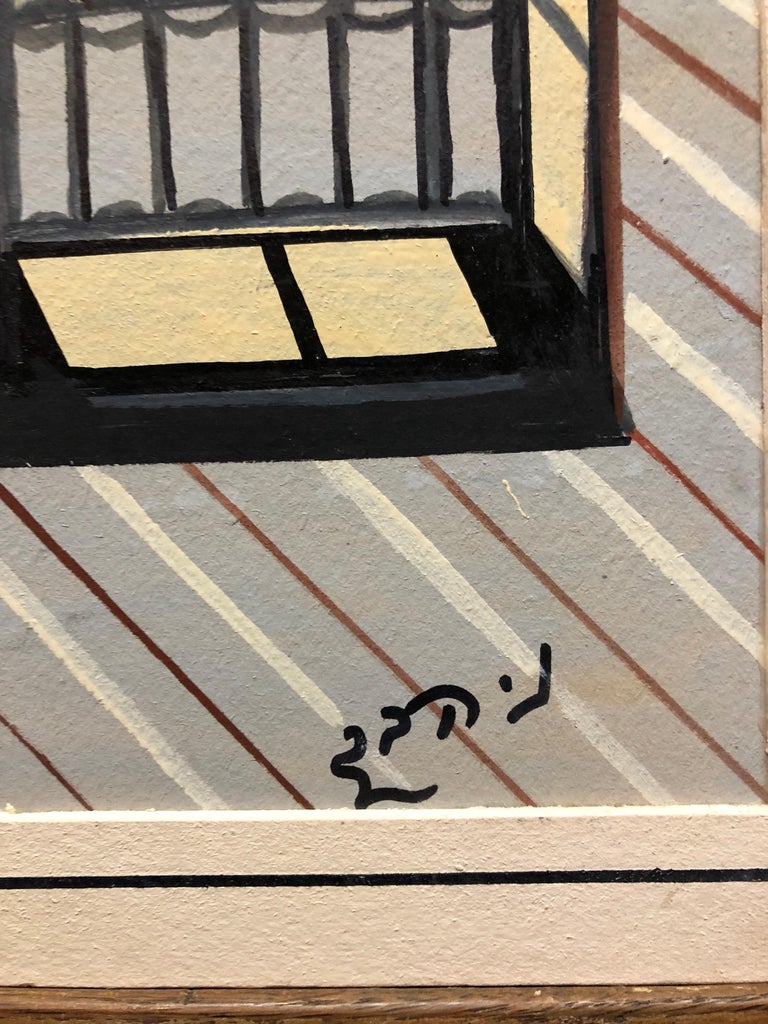 Natan Heber - Israeli Judaica Shtetl "The Lesson" Rabbi Studying Scene ...