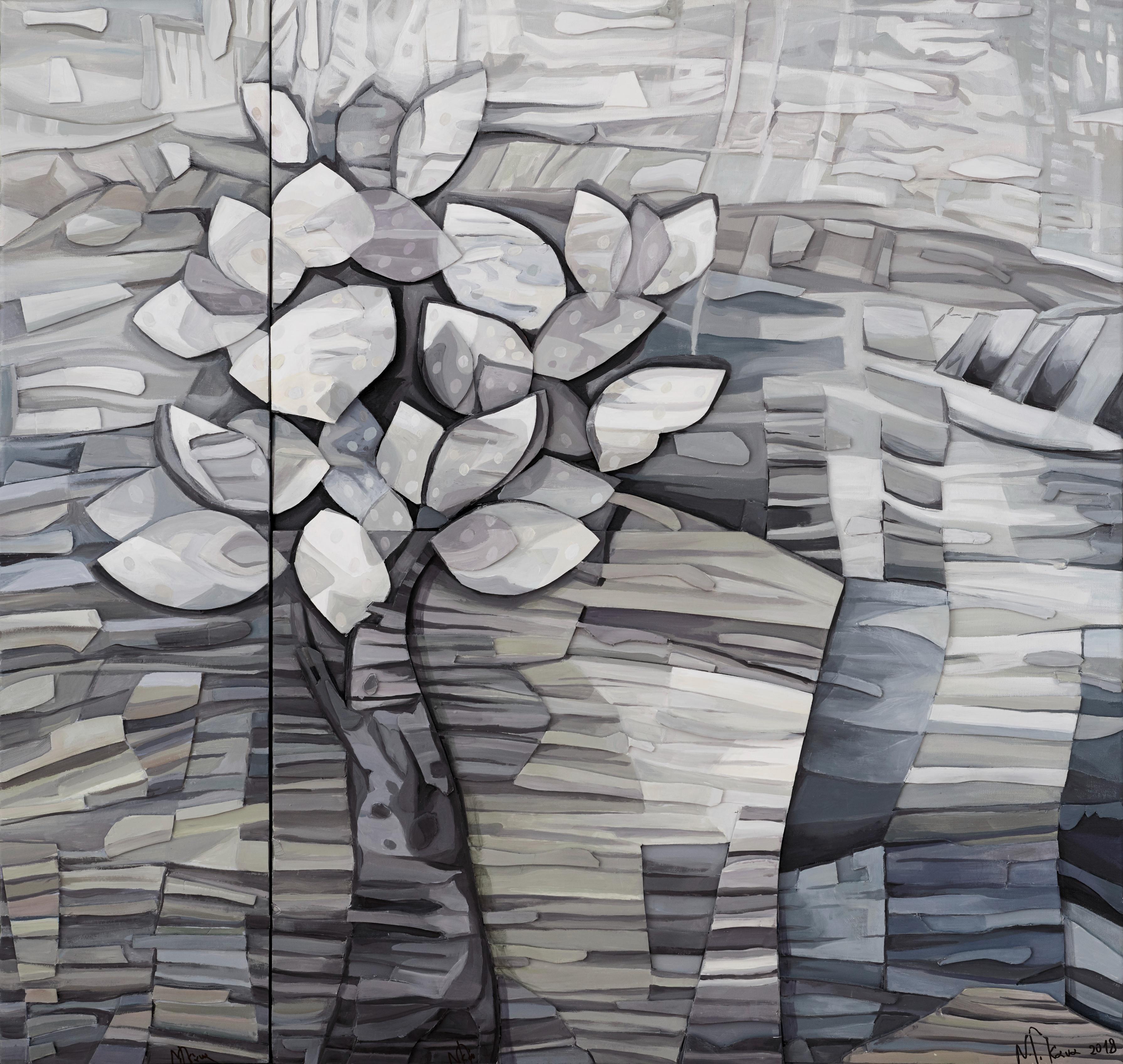 Richard Britell - Road to Olana (Horizontal Monochromatic Purple ...