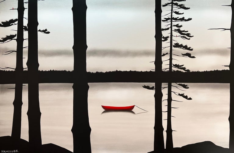 Natasha Miller - The Silver Lake and Sepia Sky For Sale at 1stDibs