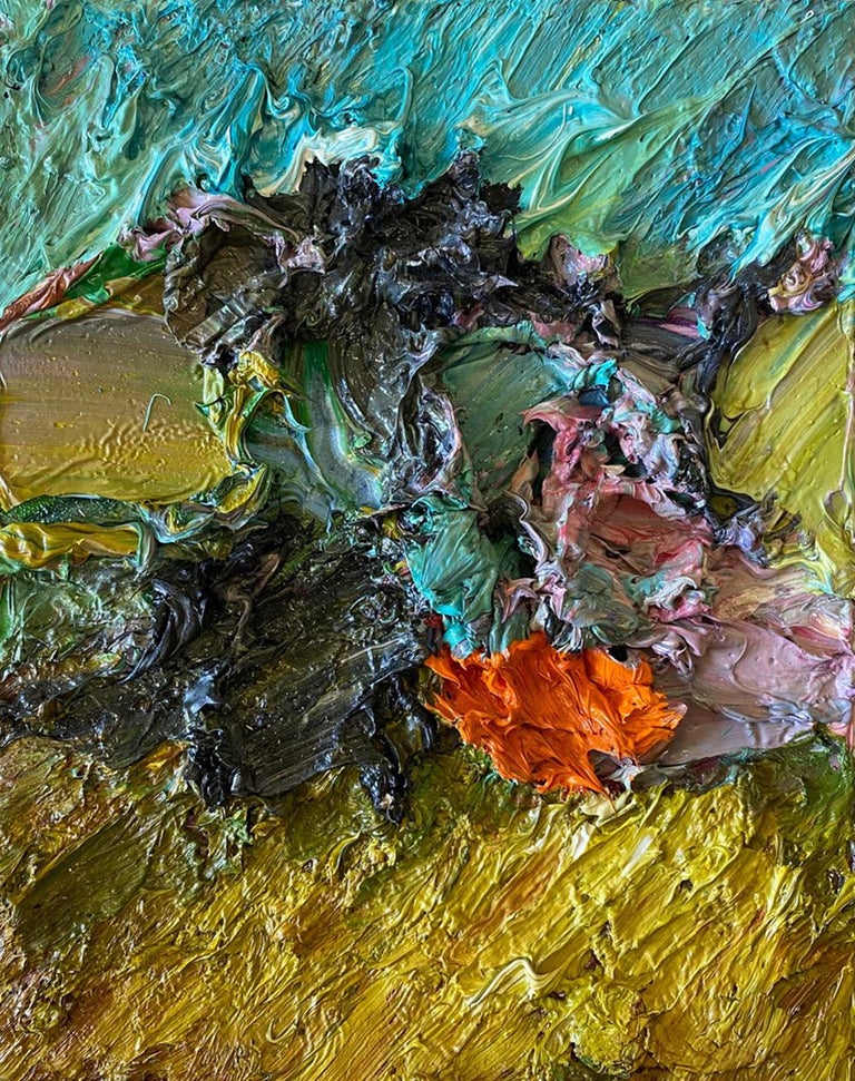 Natasha Zupan - Light Refraction #11, Abstract painting on canvas ...