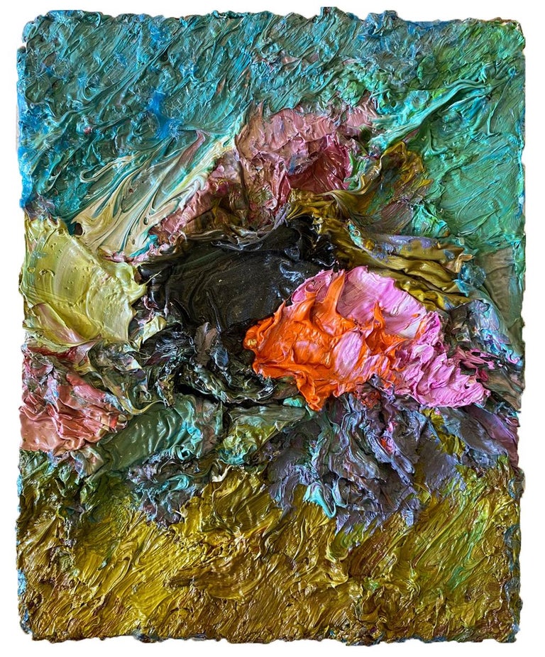 Natasha Zupan - Light Refraction #61, Abstract painting on canvas ...