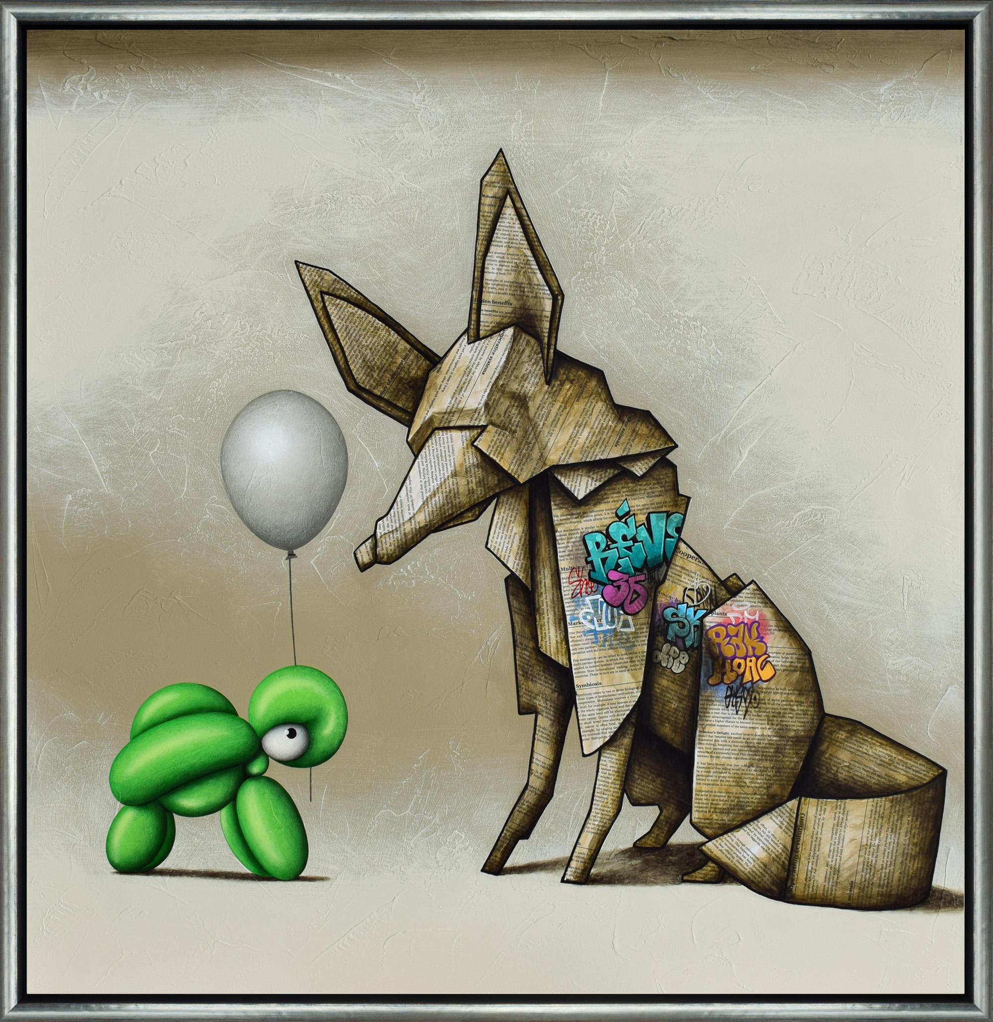 Nathalie Boissonnault - "Determine et Inebranlable" Mixed Media Boar ...