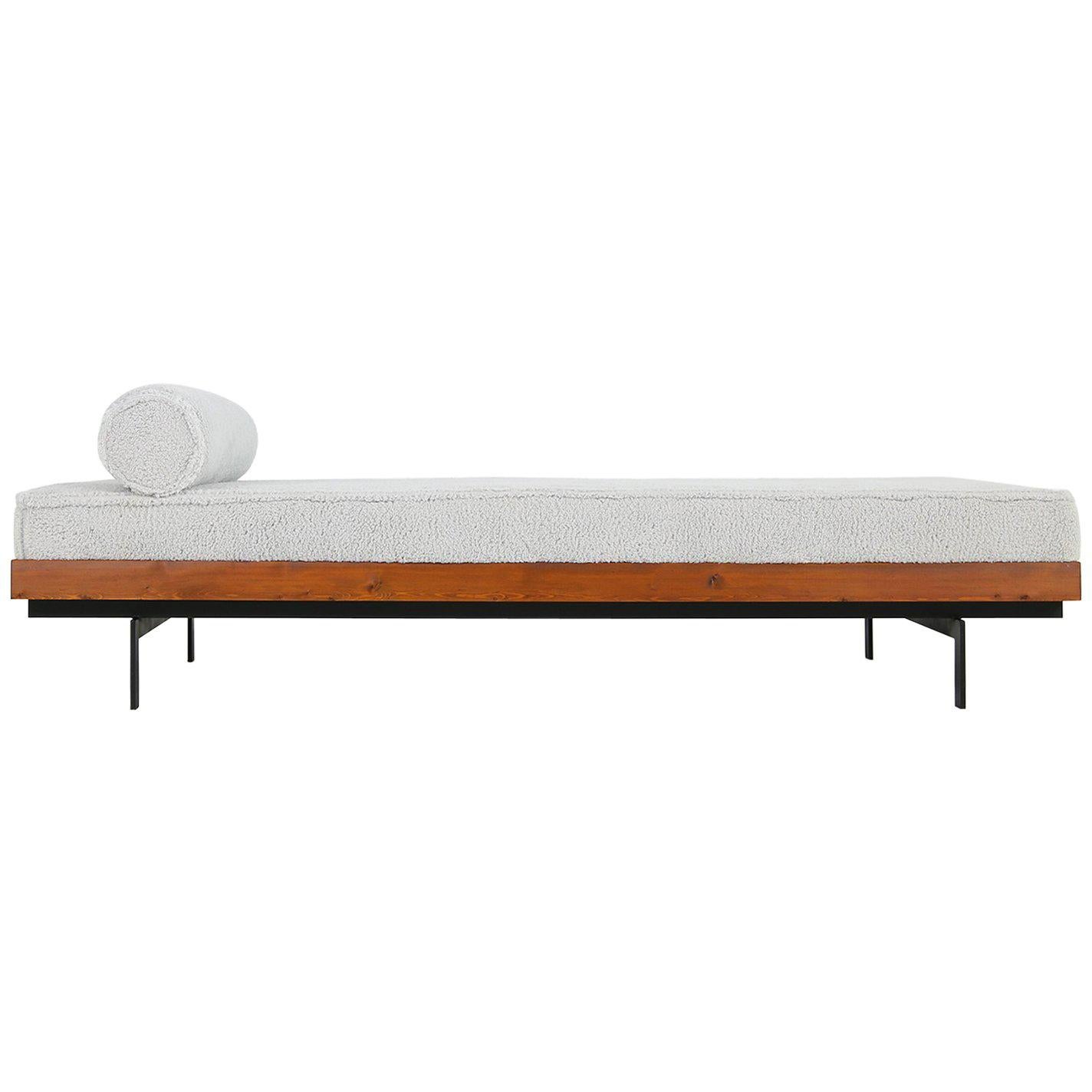 Nathan Lindberg Daybed Mod. 31 Sofa Siberian Larch Wood, Steel, Teak ...