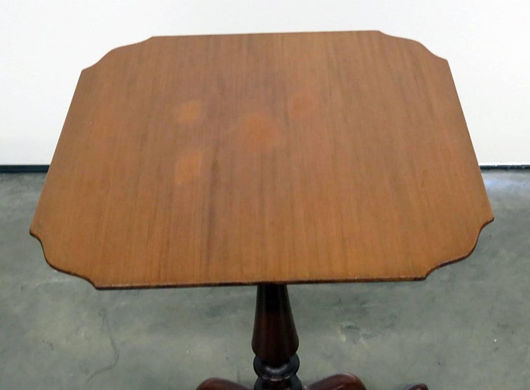 Nathan Margolis Queen Anne Style End Table For Sale at 1stDibs | nathan ...