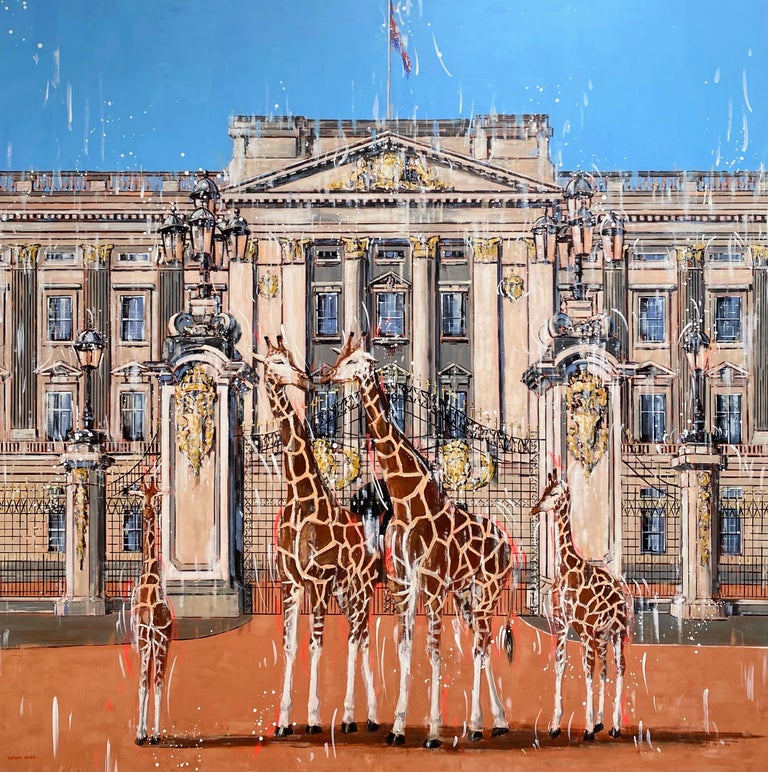 Nathan Neven - Buckingham - Peinture à l'huile moderne surréaliste ...