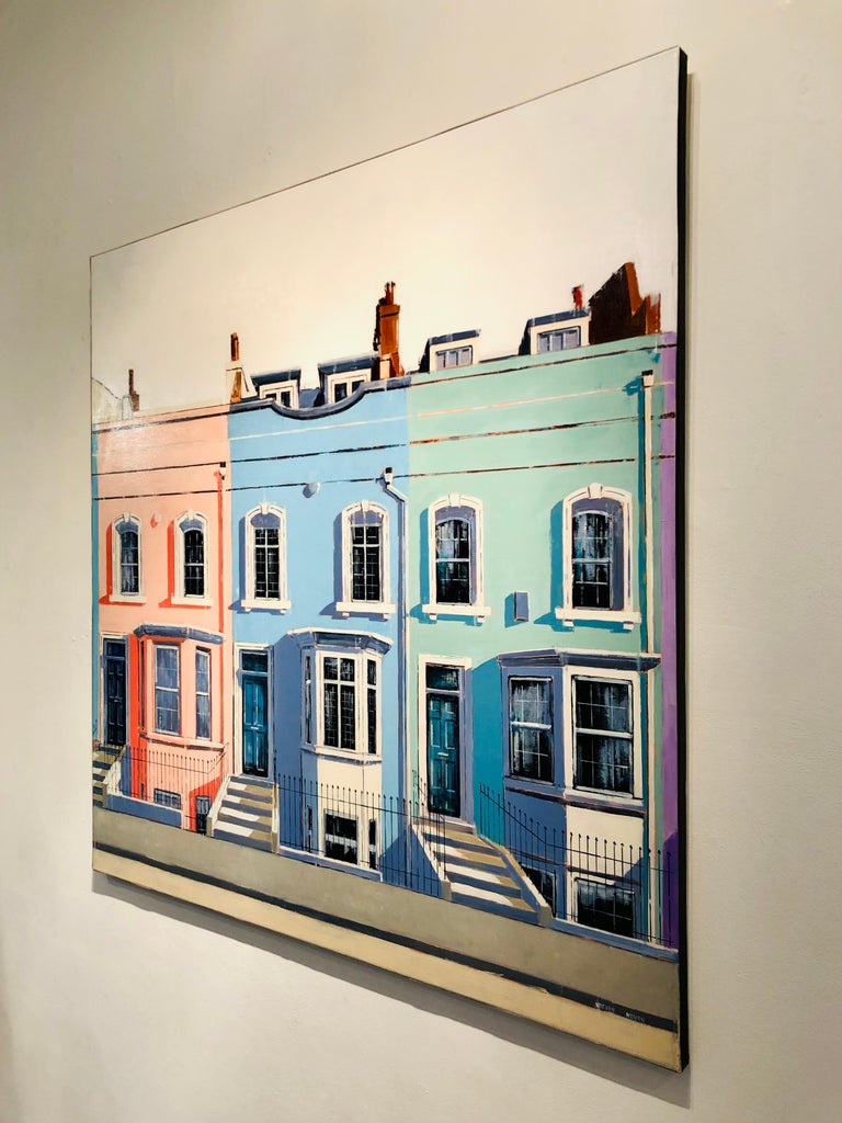 Nathan Neven - Bywater Street Chelsea London City landscape painting ...