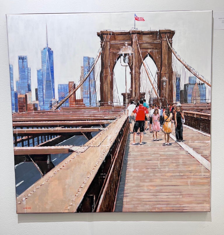 Nathan Neven - Crossing Brooklyn - New York original cityscape vista ...