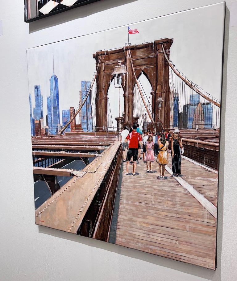 Nathan Neven - Crossing Brooklyn - New York original cityscape vista ...