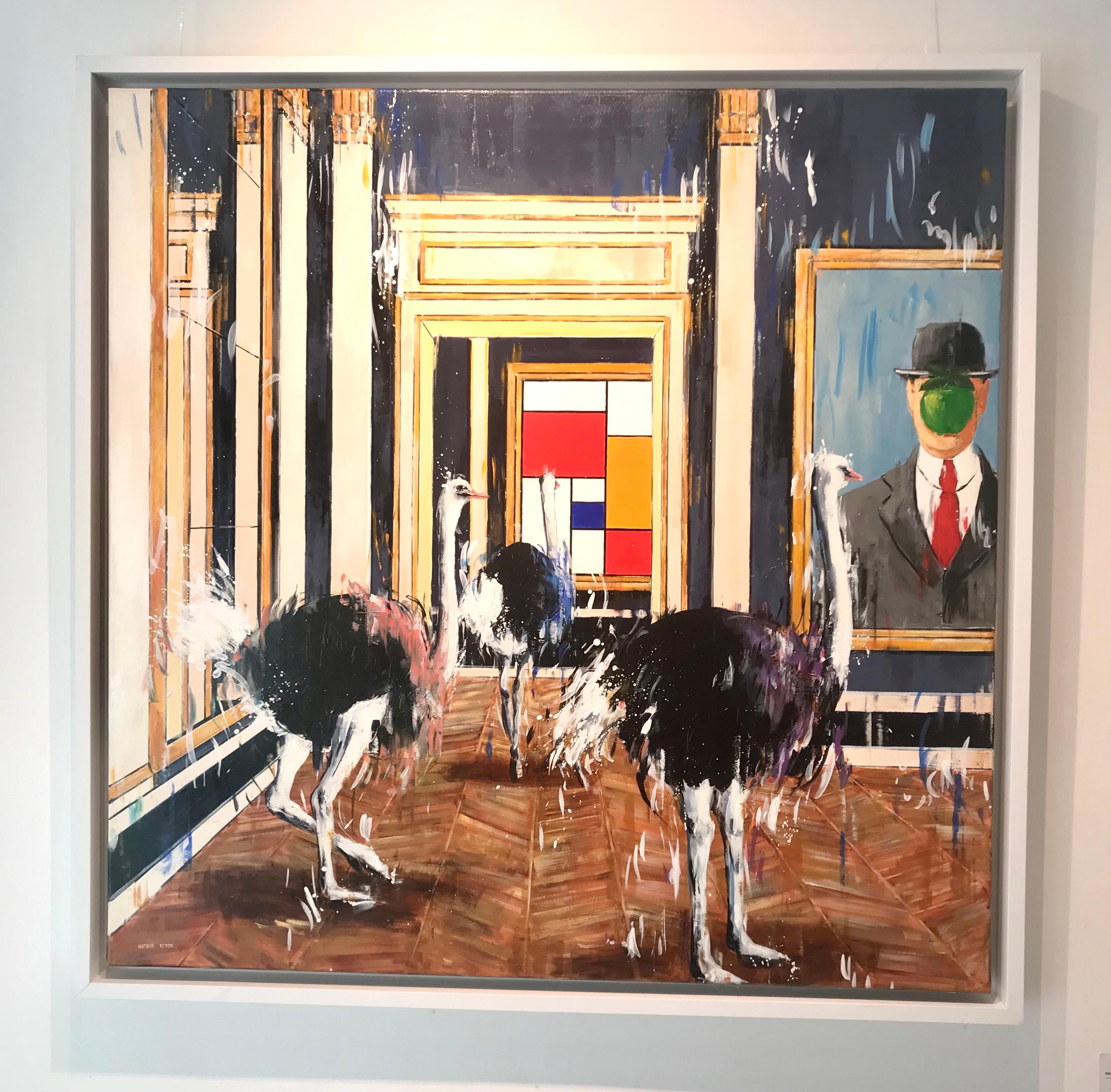 Nathan Neven - Curiosity Thomas Crown Affair-original abstract interior ...