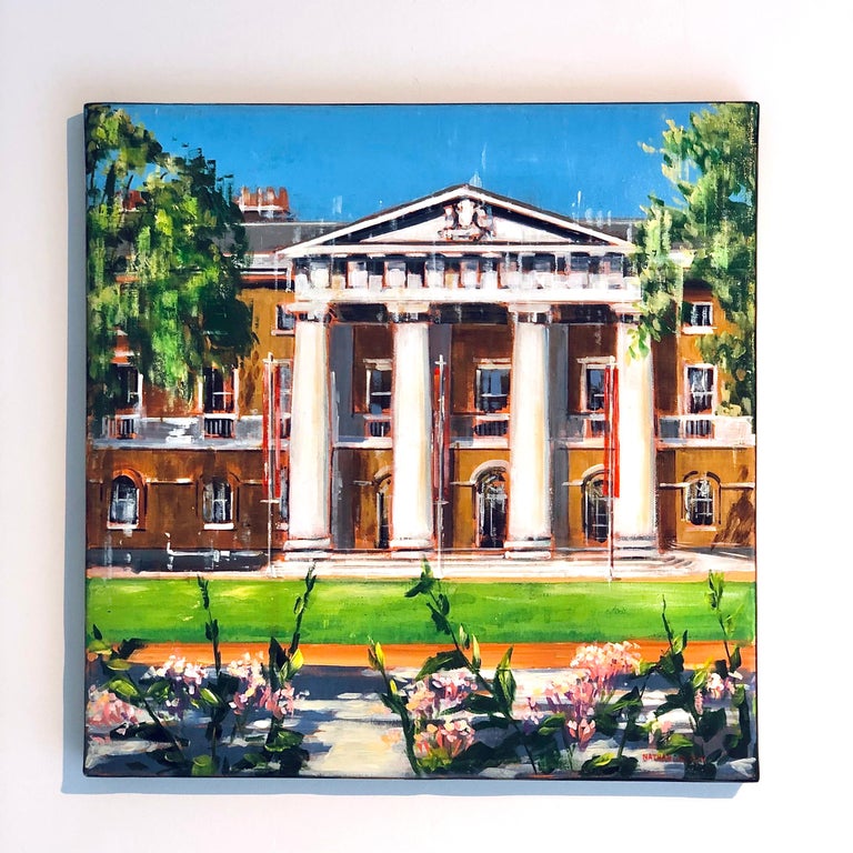 Nathan Neven - Duke of York HQ - London cityscape architecture oil ...