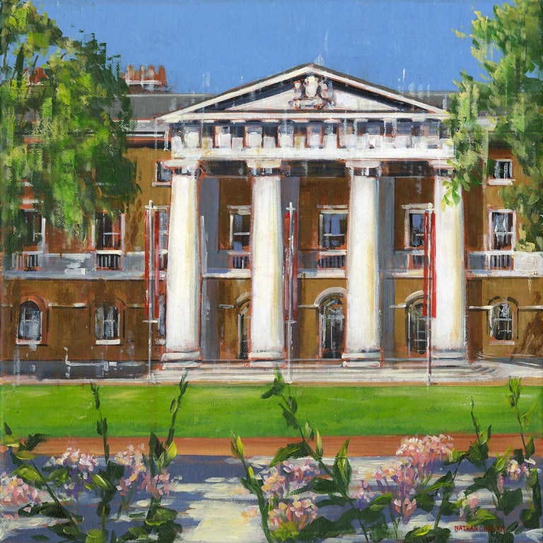 Nathan Neven - Duke of York HQ - London cityscape architecture oil ...