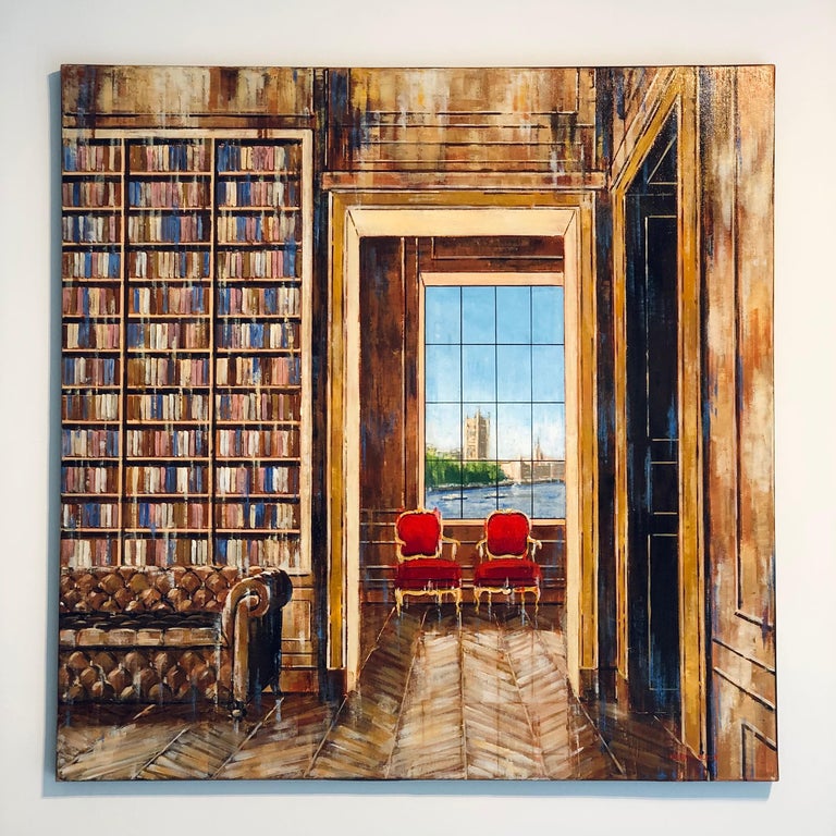 Nathan Neven - Empowerment London - U.K cityscape oil painting ...