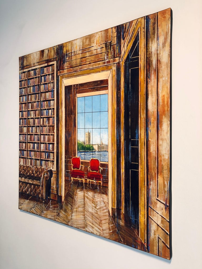 Nathan Neven - Empowerment London - U.K cityscape oil painting ...