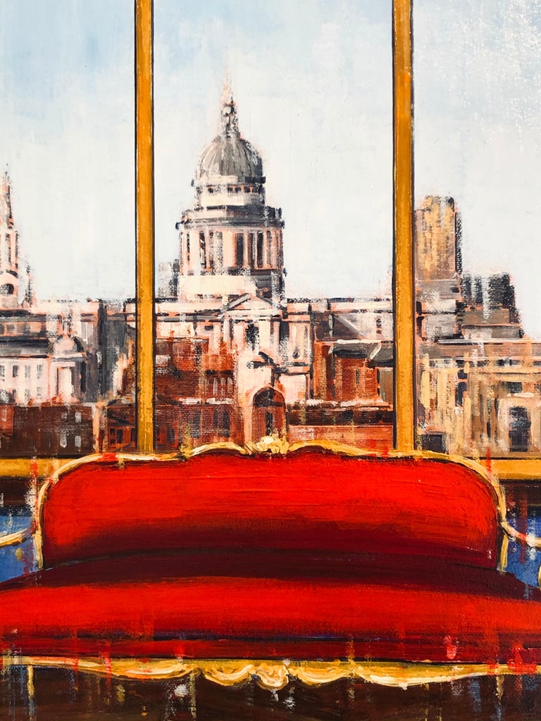 Nathan Neven - Face to St Paul's London - cityscape interior oil ...
