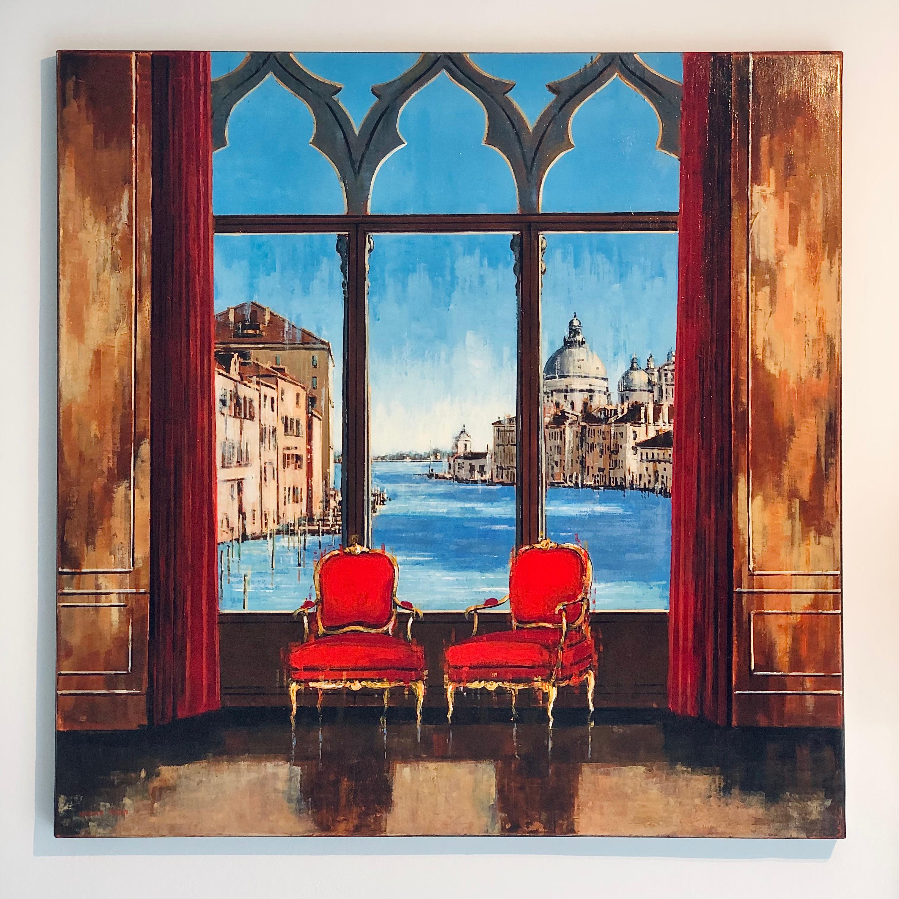 Nathan Neven - Grand Canal View Venice cityscape interior landscape ...