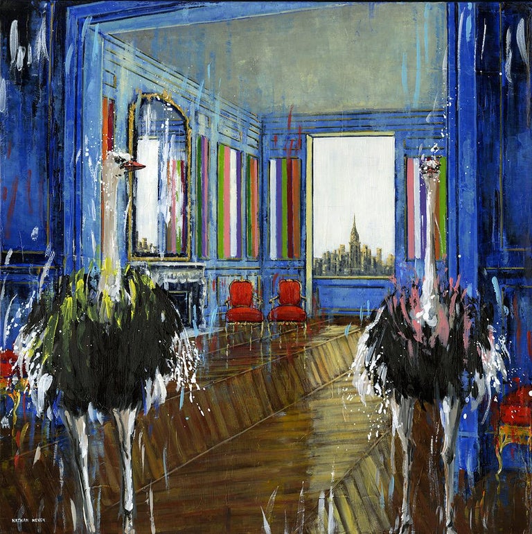 Nathan Neven - Happier than Ever - abstract surrealist modern unique ...