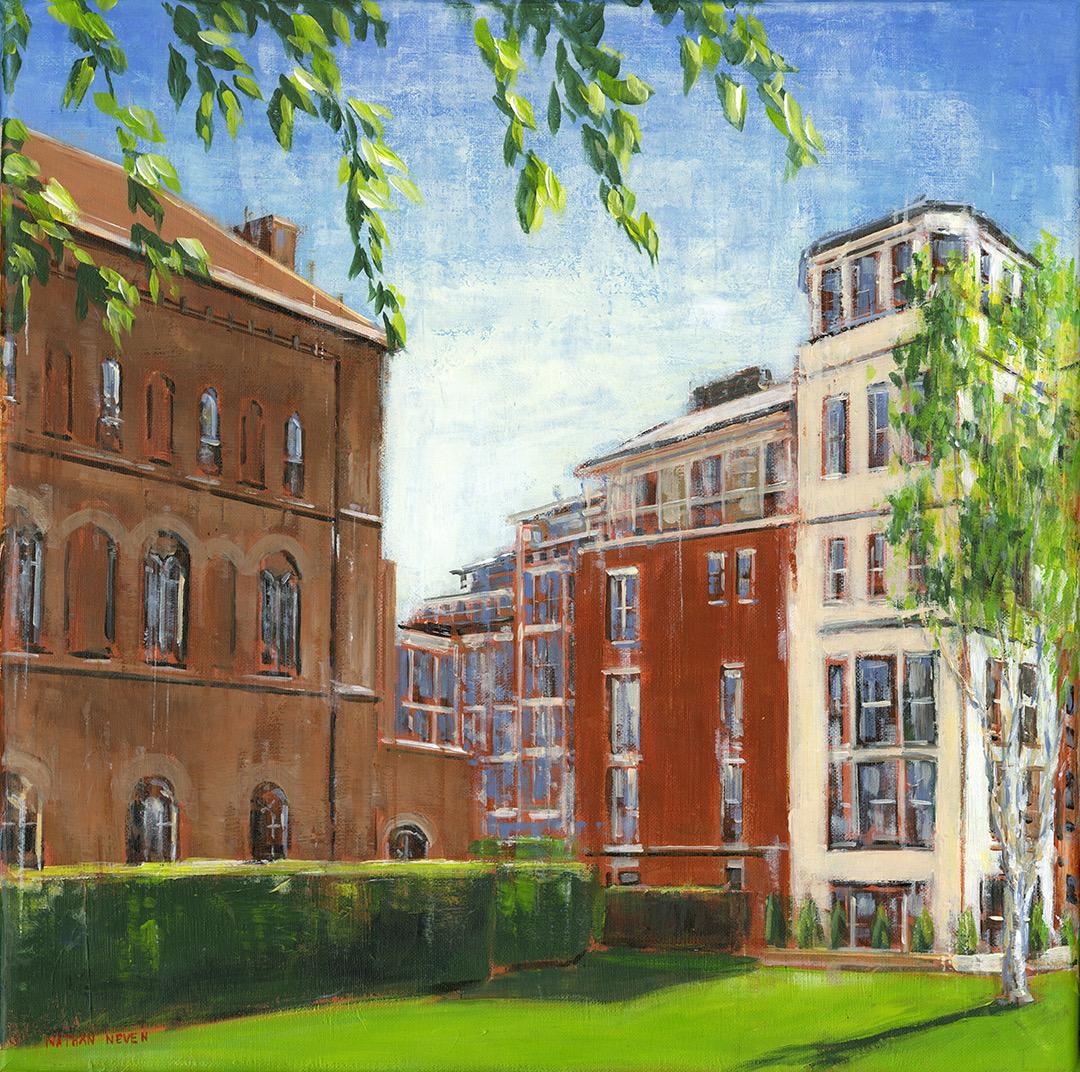 Nathan Neven - Skyline of NYC - Interior cityscape landscape painting ...