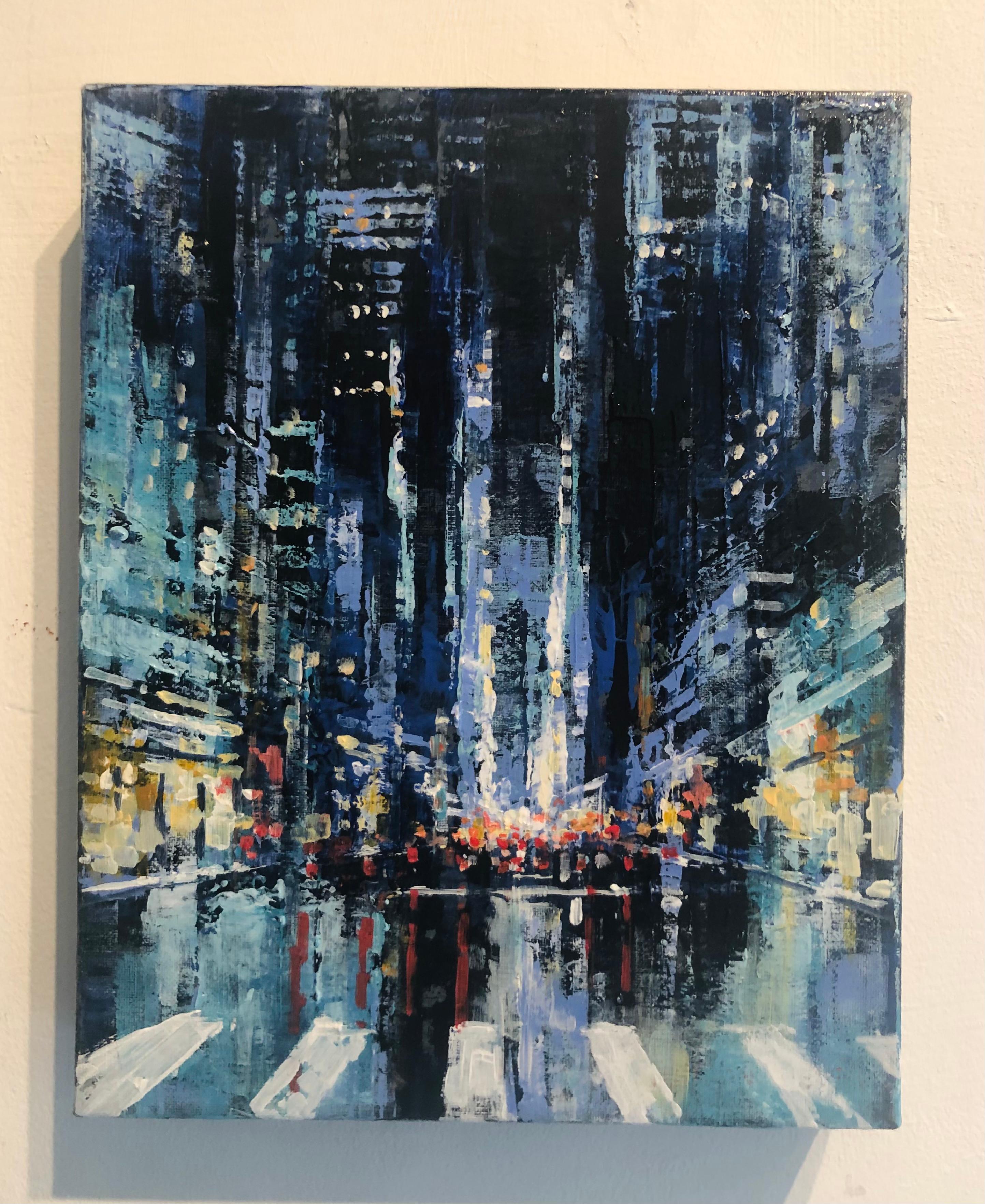 Nathan Neven - Manhattan 3 - NYC Landscape cityscape urban oil painting ...