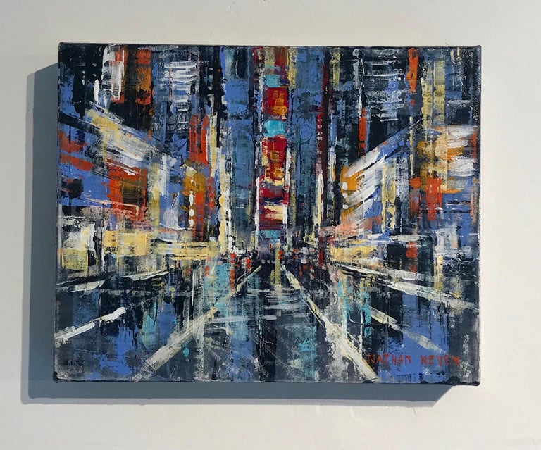Nathan Neven - Manhattan 5 - NYC cityscape urban landscape oil paint ...