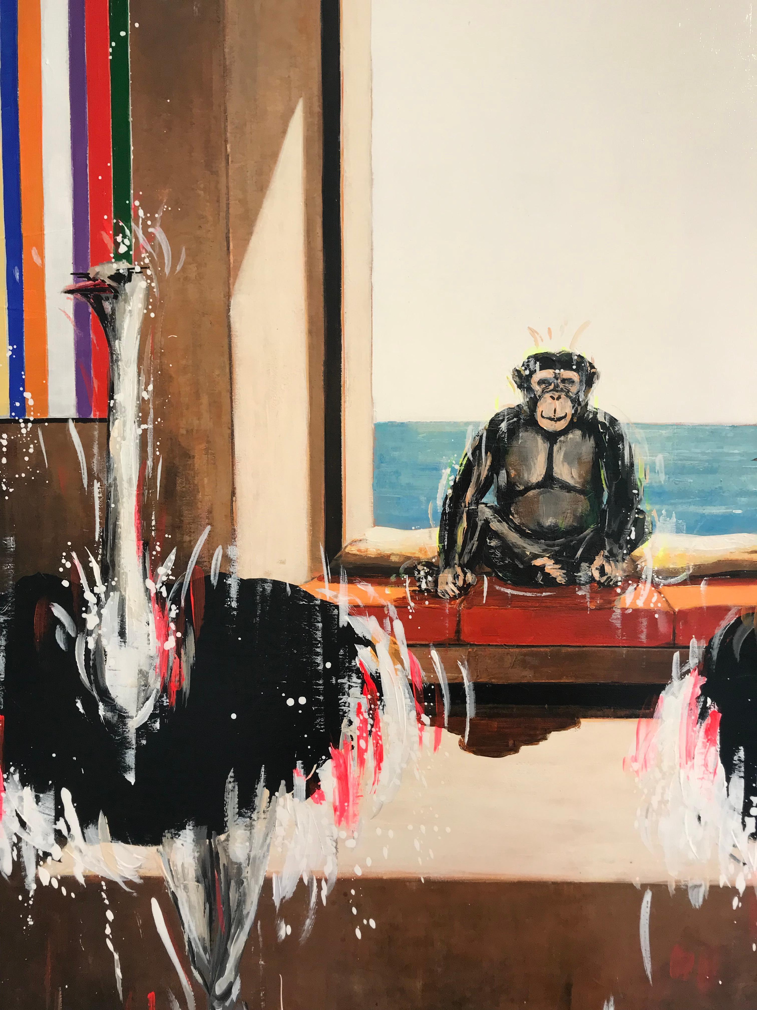 Nathan Neven - Mind Mastery - Surrealism modern animal interior wild ...
