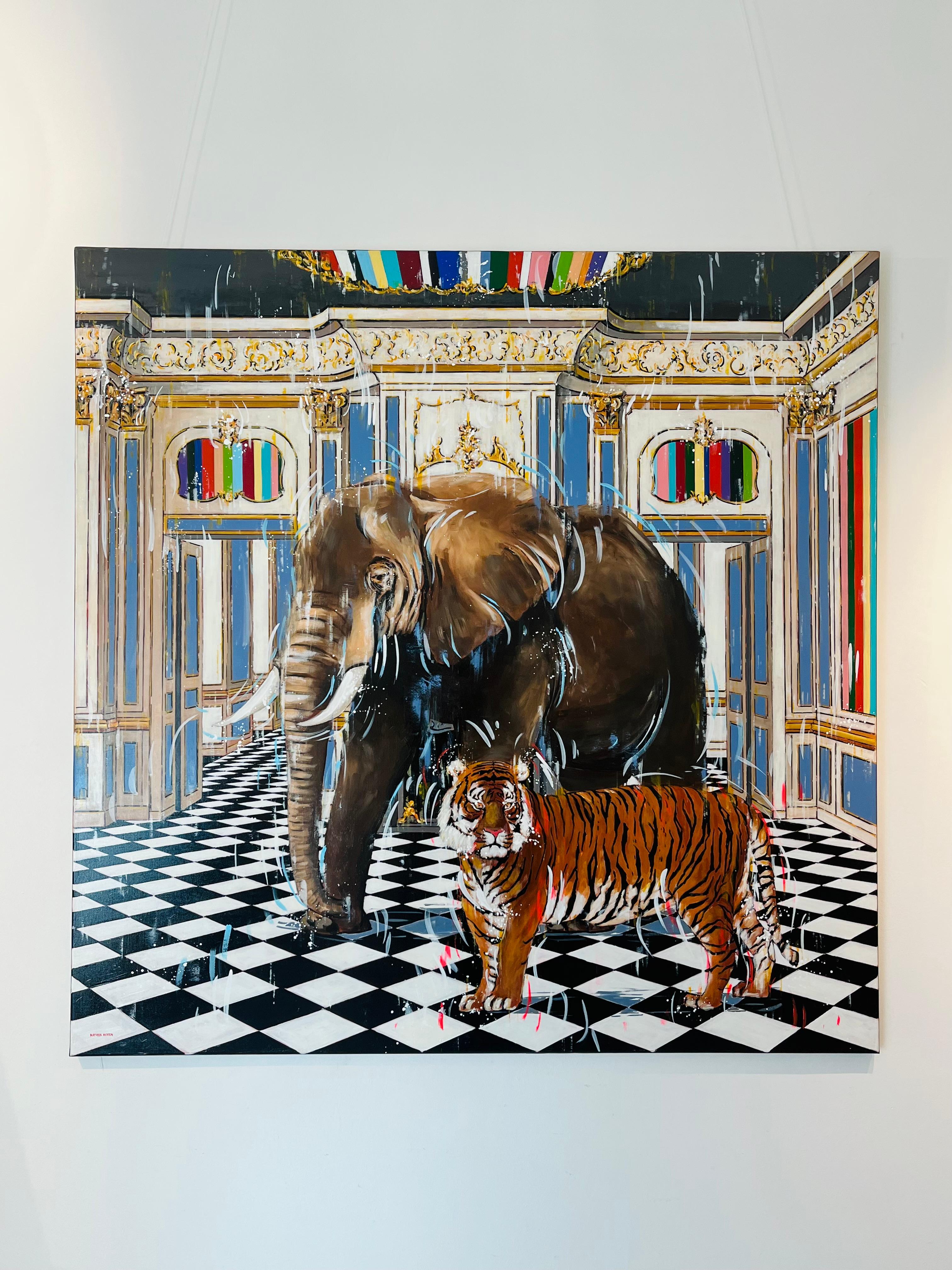 Nathan Neven - Noble Creatures surreal wildlife interior animal ...