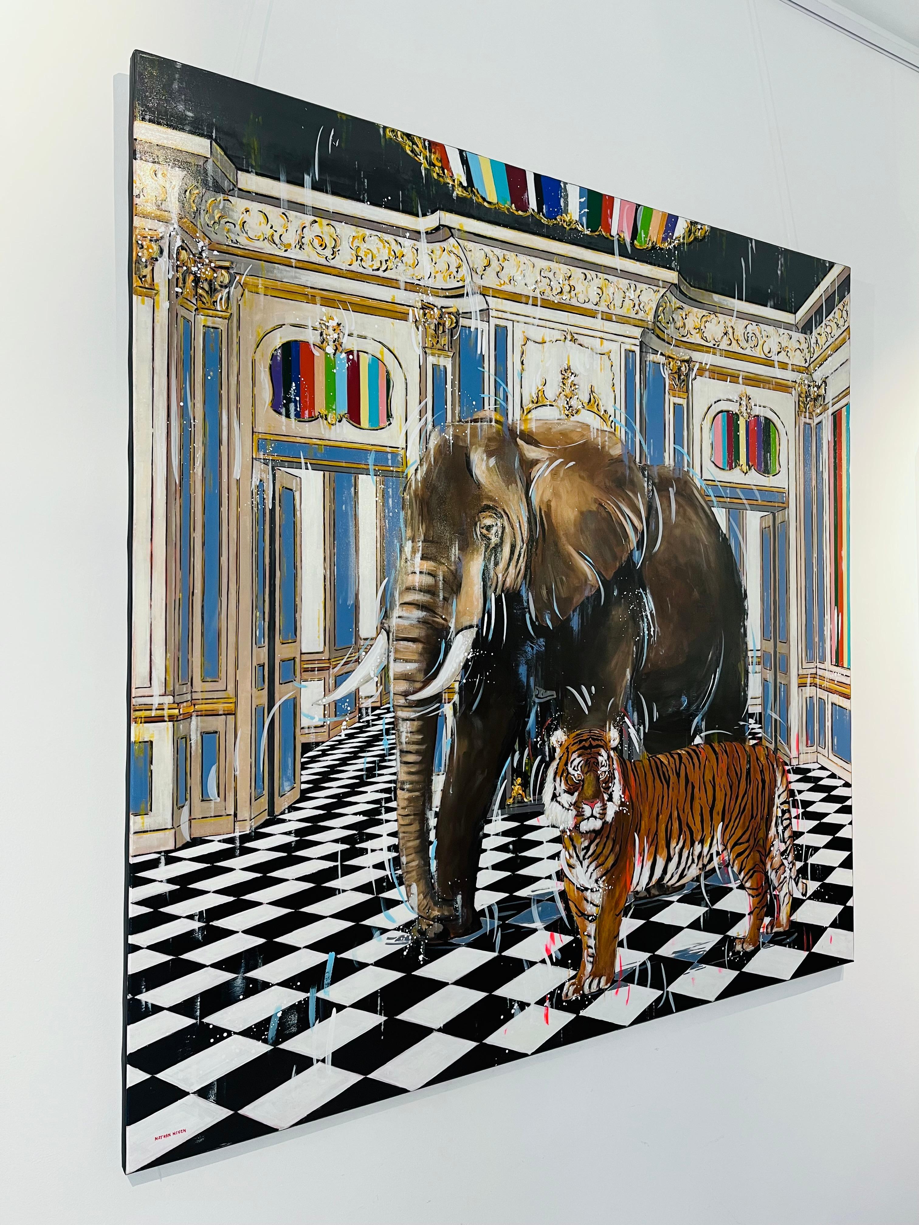 Nathan Neven - Noble Creatures surreal wildlife interior animal ...