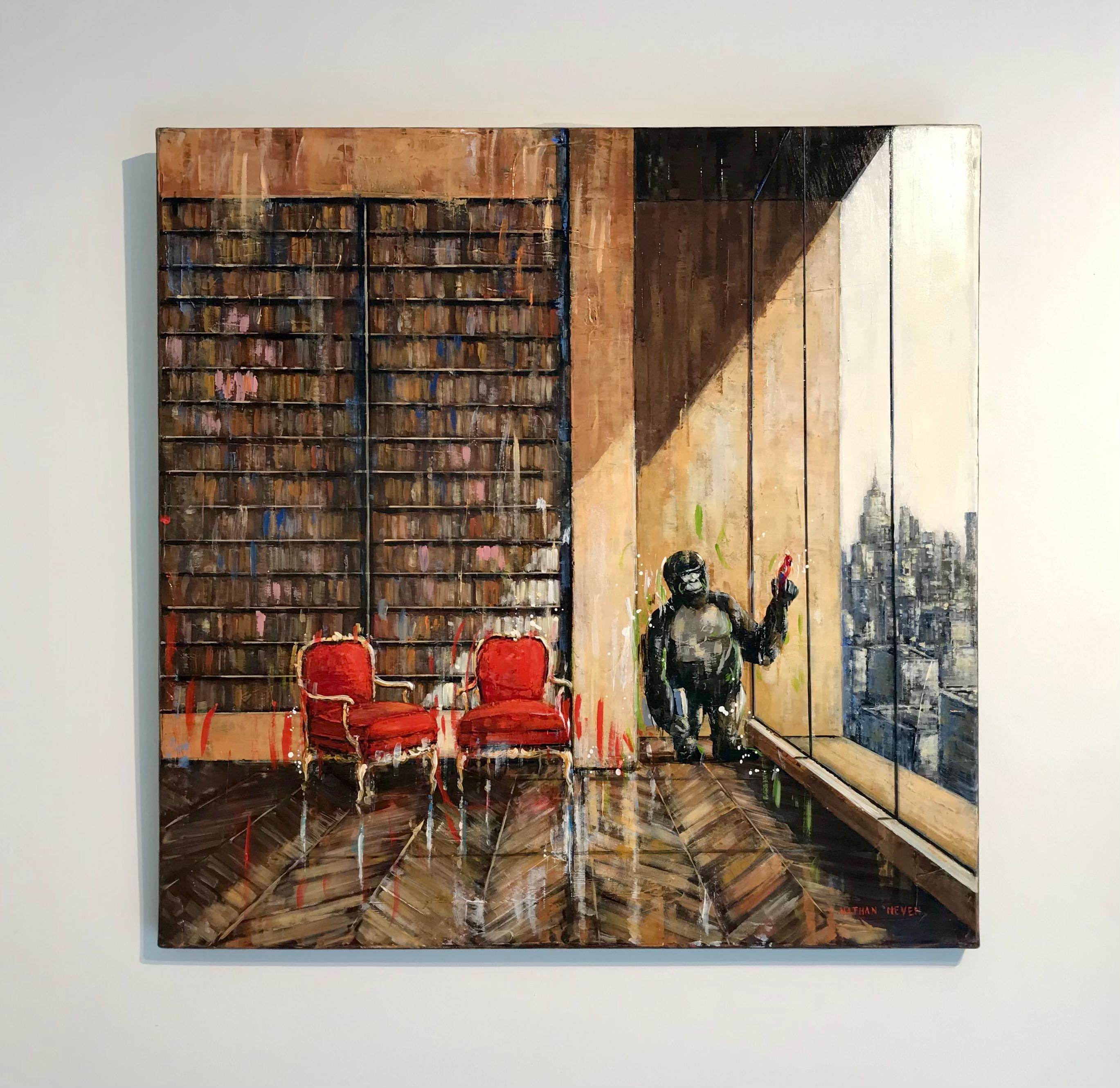 Nathan Neven - Parrot Master - expressionism oil painting modern ...