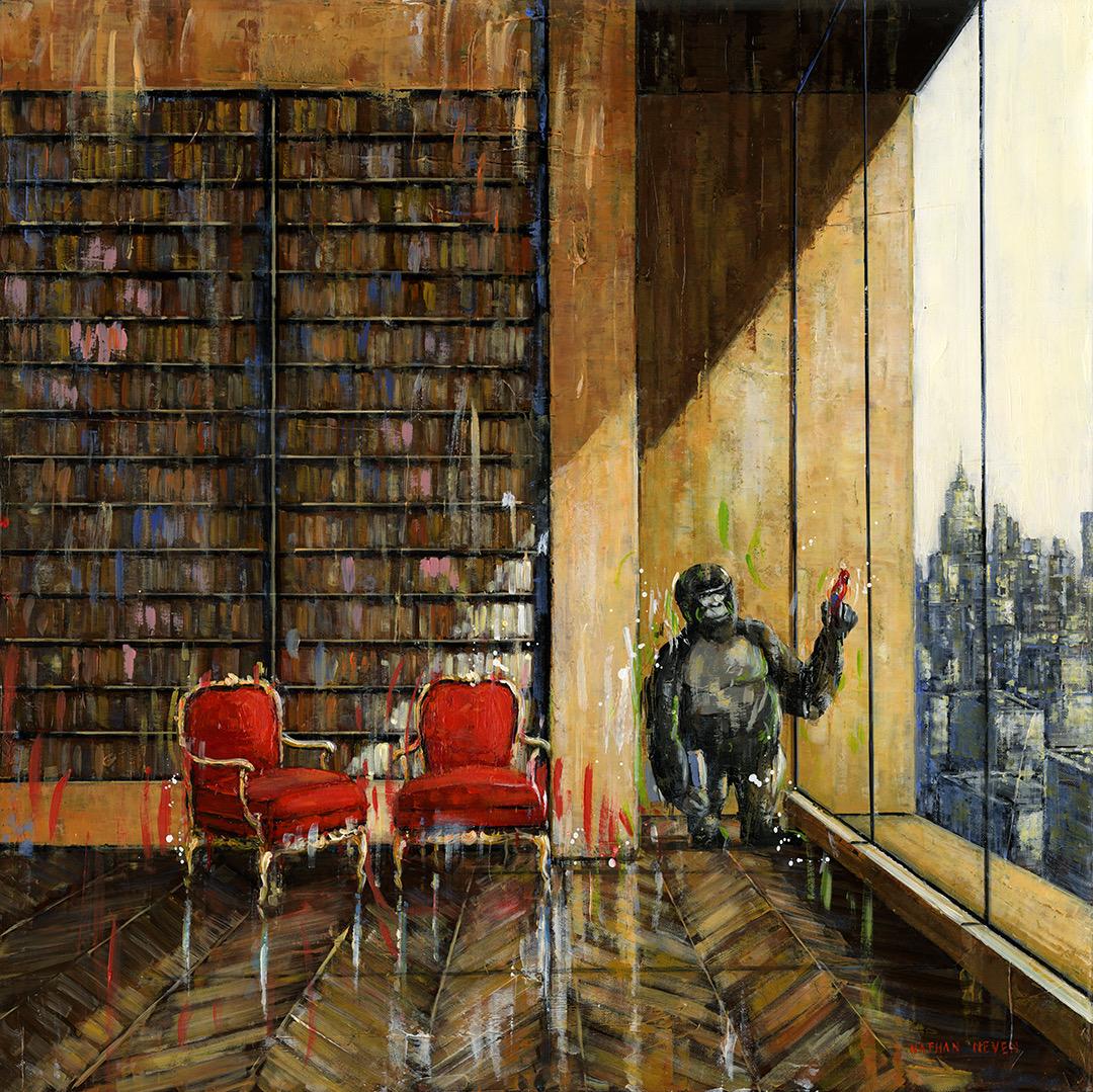 Nathan Neven - Parrot Master - expressionism oil painting modern ...