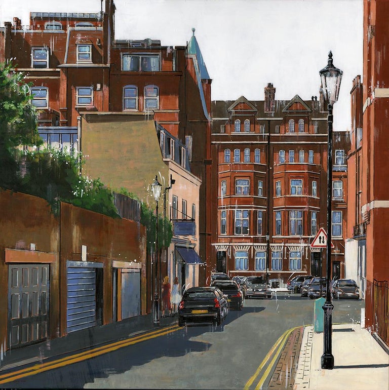 Nathan Neven - Promenade in Chelsea - cityscape animal expressionist ...