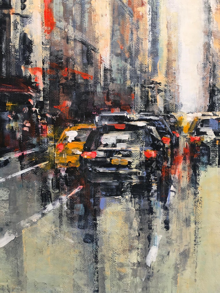 Nathan Neven - South on 6th Street - NYC abstract expressionism ...