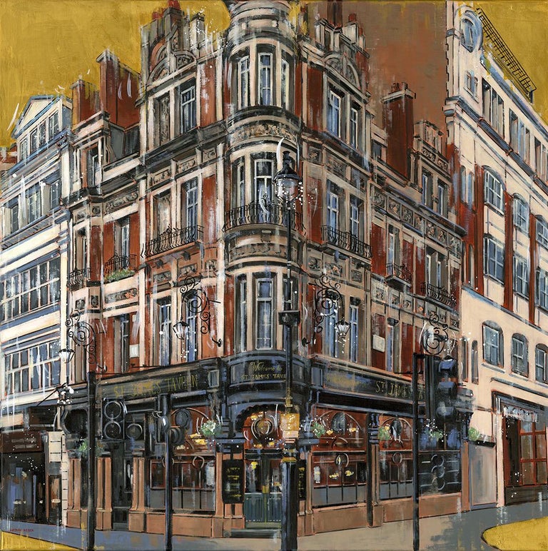 Nathan Neven - St James Tavern - cityscape animal expressionist modern ...