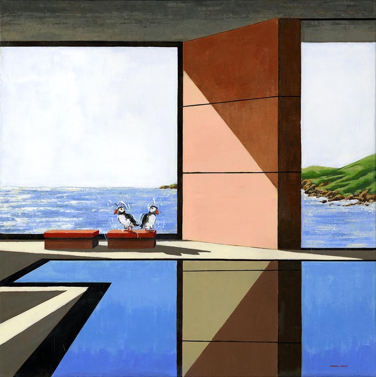 Nathan Neven - Warm at Heart - huile d'œuvre d'art originale ...