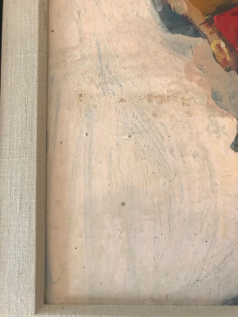 Nathan Oliveira 'Seated Woman with Dog' 1961 Bay Area Figurative ...