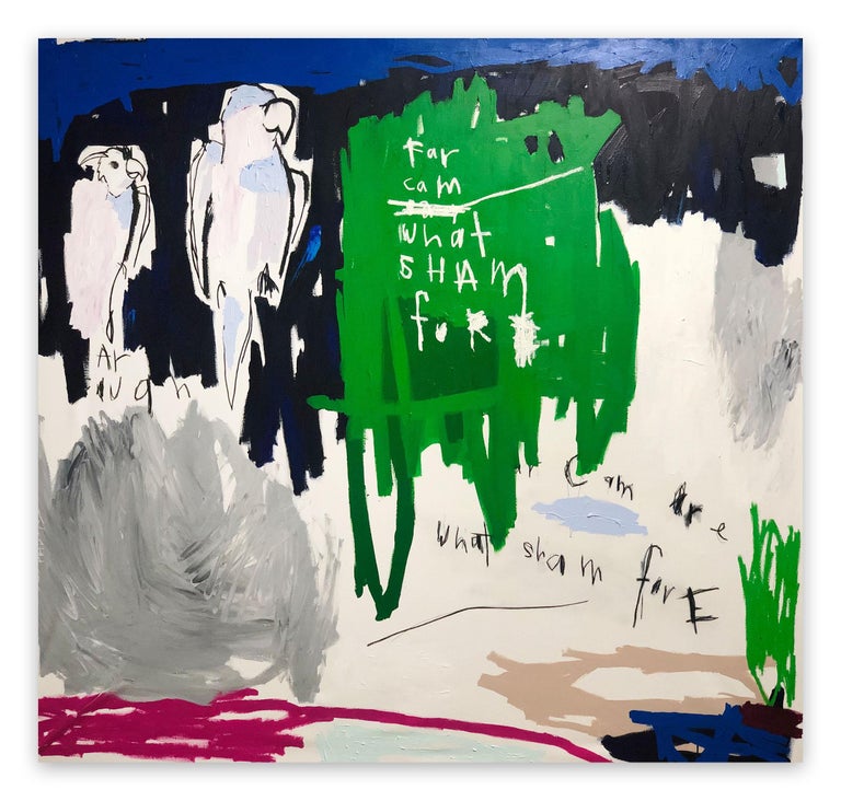 Nathan Paddison - FarCamOarWhatShamFore (Abstract painting) For Sale at ...